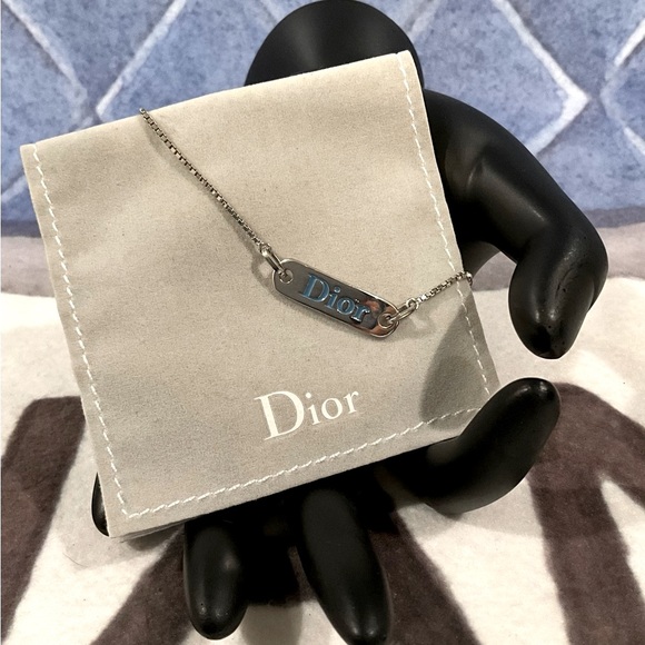 Dior | Jewelry | Dior Logo Plate Bracelet | Poshmark